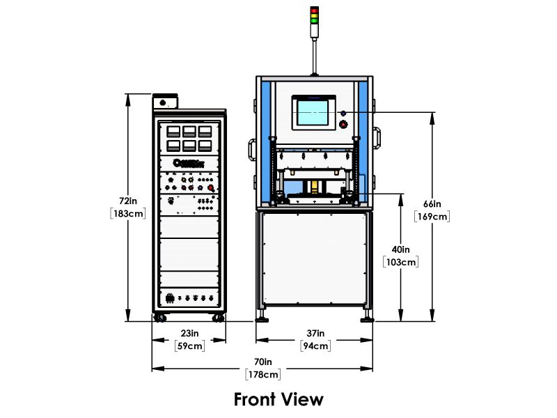 Small RF Sealer with Single Shuttle RF-Shuttle-S1 SPEC
